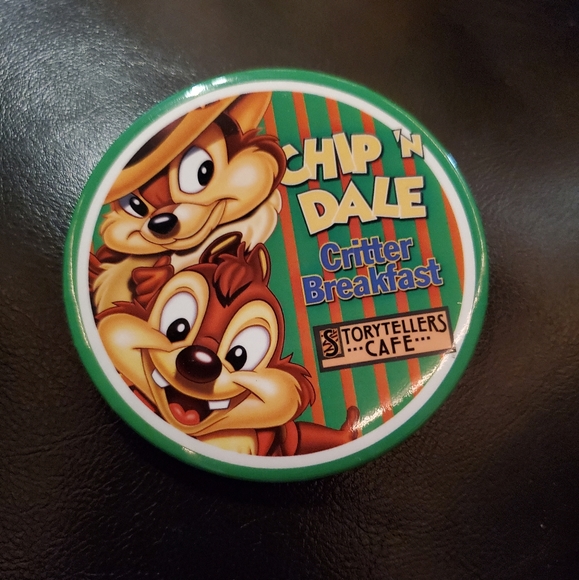 Disney | Jewelry | Chip N Dale Critter Breakfast Pin Disney Vintage ...